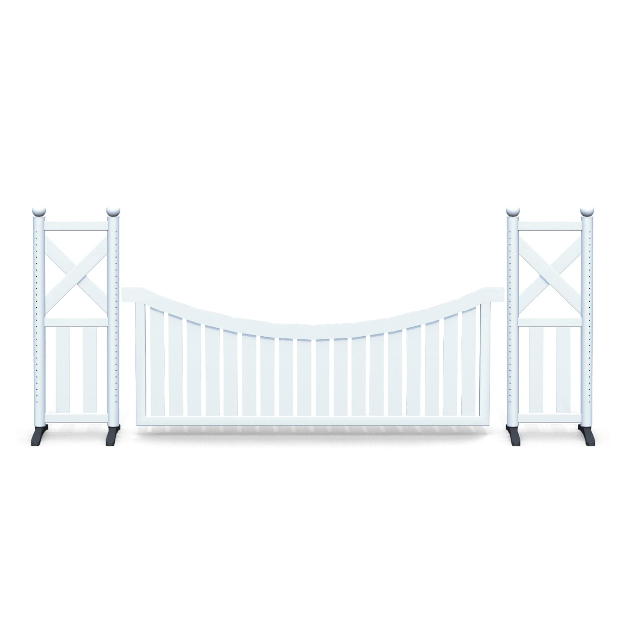 10' ft Bowed Gate Jump – Copper Pony Poles